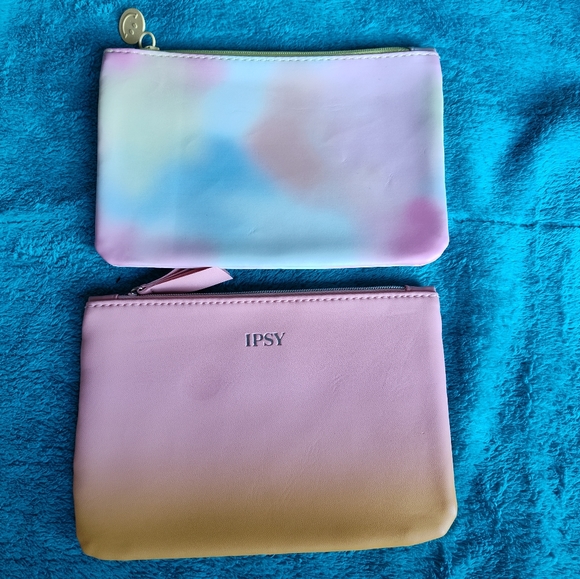ipsy | Bags | 2 Brand New Ipsy Zipper Cosmetic Bags | Poshmark